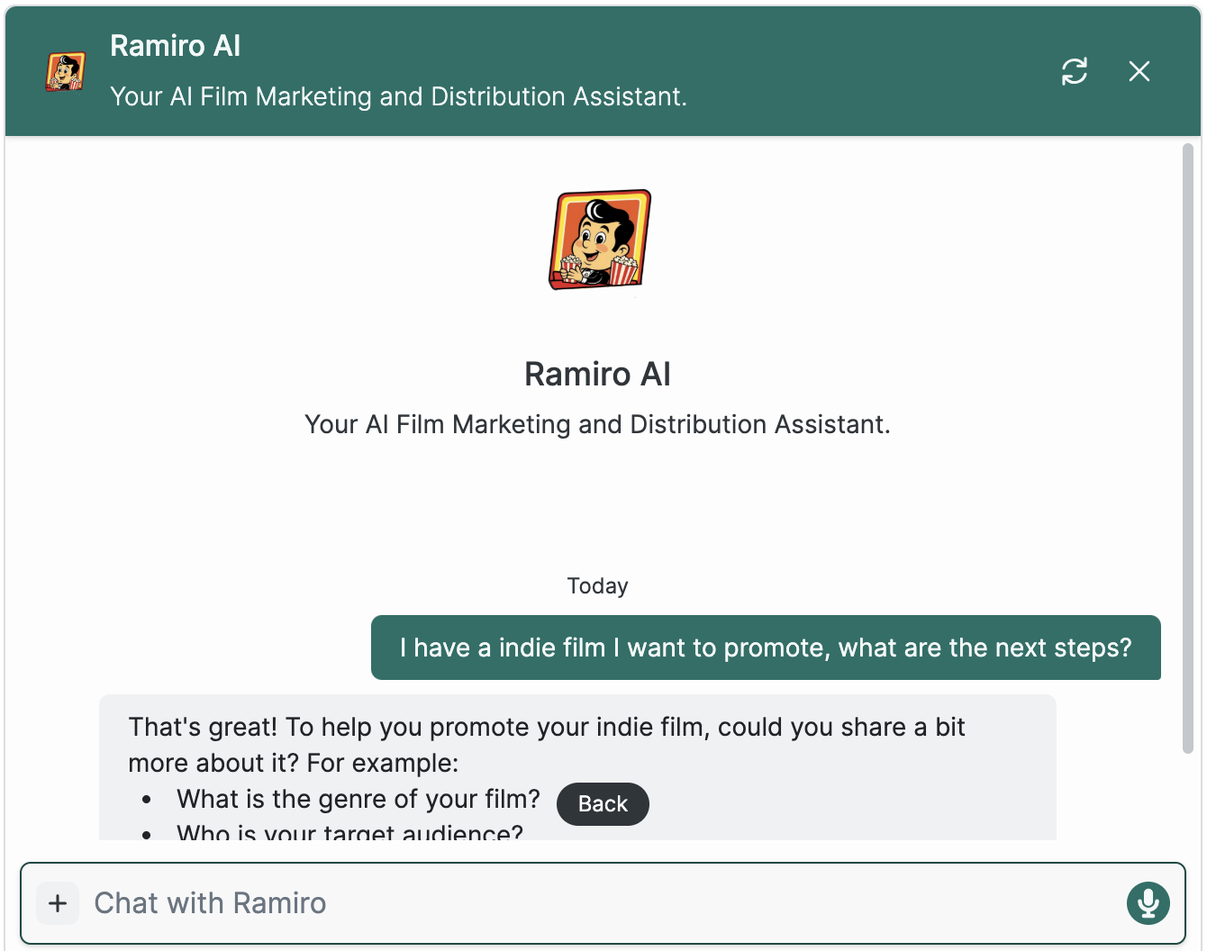 AI-Powered Film Marketing Strategy Workshop - Ramiro AI